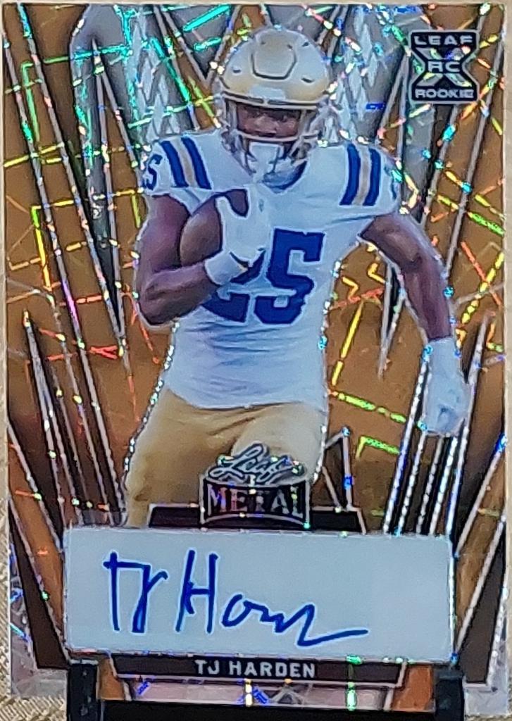 TJ Harden [Gold Prismatic] #BA-TJH Prices | 2024 Leaf Metal Autograph ...