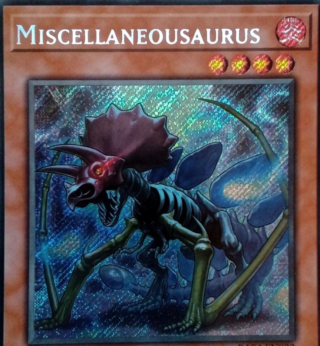 Miscellaneousaurus [Secret Rare] RA04-EN022 Prices | YuGiOh Quarter ...