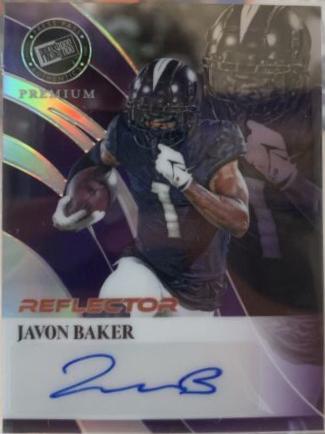Javon Baker [Purple Reflector] #RA-JB1 Prices | 2024 Press Pass Premium ...