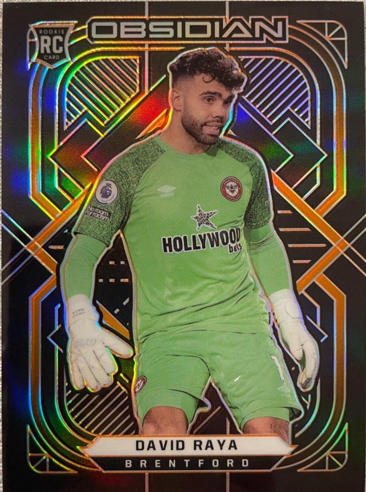 David Raya [Electric Etch Orange] #199 Prices | 2021 Panini Obsidian | Soccer Cards