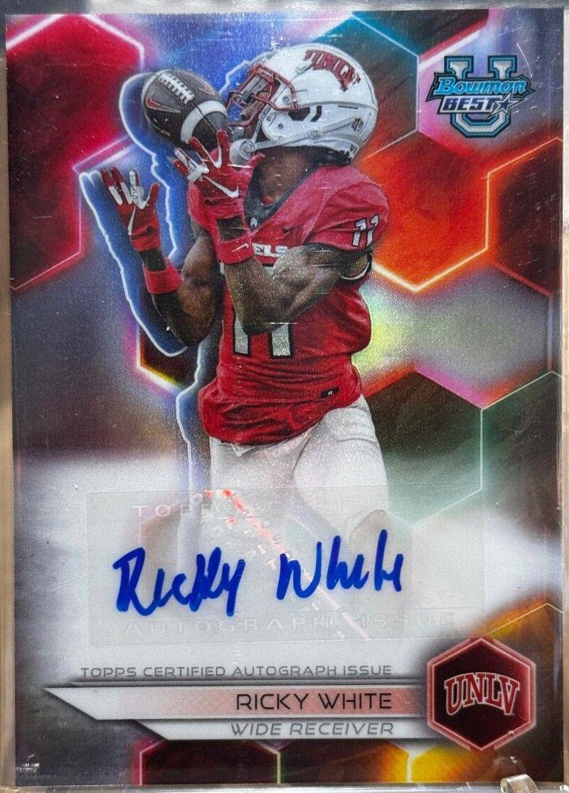 Ricky White #BOA-RW Prices | 2023 Bowman's Best University Autographs ...
