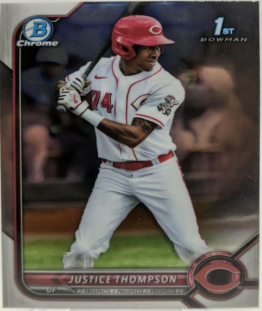 Justice Thompson #BCP-59 Prices | 2022 Bowman Chrome Prospects ...