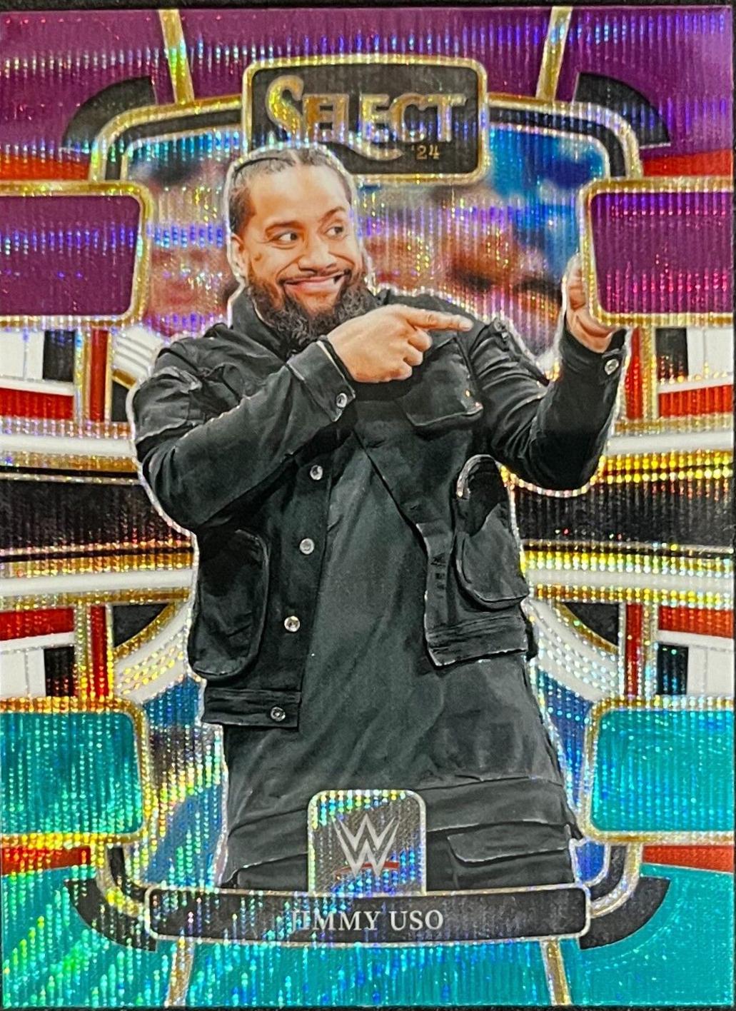 Jimmy Uso [Tri-Color Prizm] #76 Prices | 2024 Panini Select WWE ...