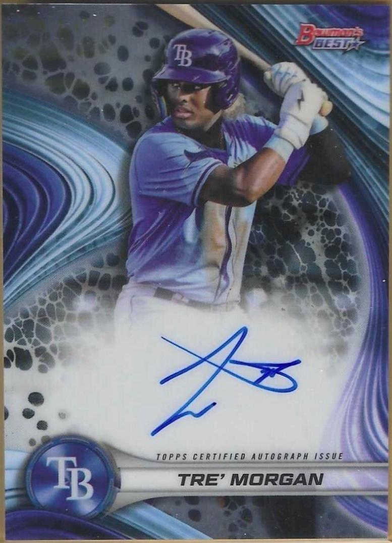 Tre' Morgan #B24-TM Prices | 2024 Bowman's Best of 2024 Autograph ...