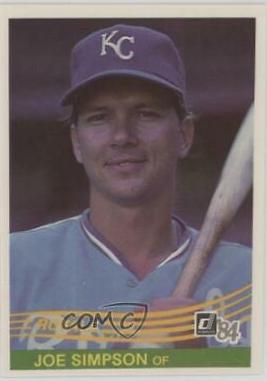 Joe Simpson #496 Prices | 1984 Donruss | Baseball Cards