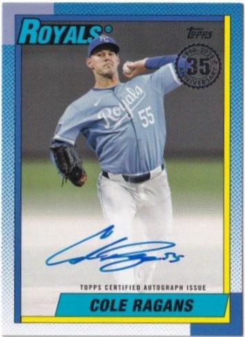 Cole Ragans #90A-CR Prices | 2025 Topps 1990 Autograph | Baseball Cards