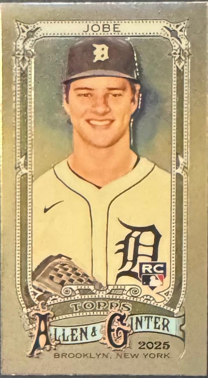 Jackson Jobe [Mini Chrome] #75 Prices | 2025 Topps Allen and Ginter ...
