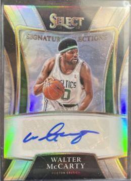 Walter McCarty #SS-WMC Prices | 2021 Panini Select Signature Selections ...