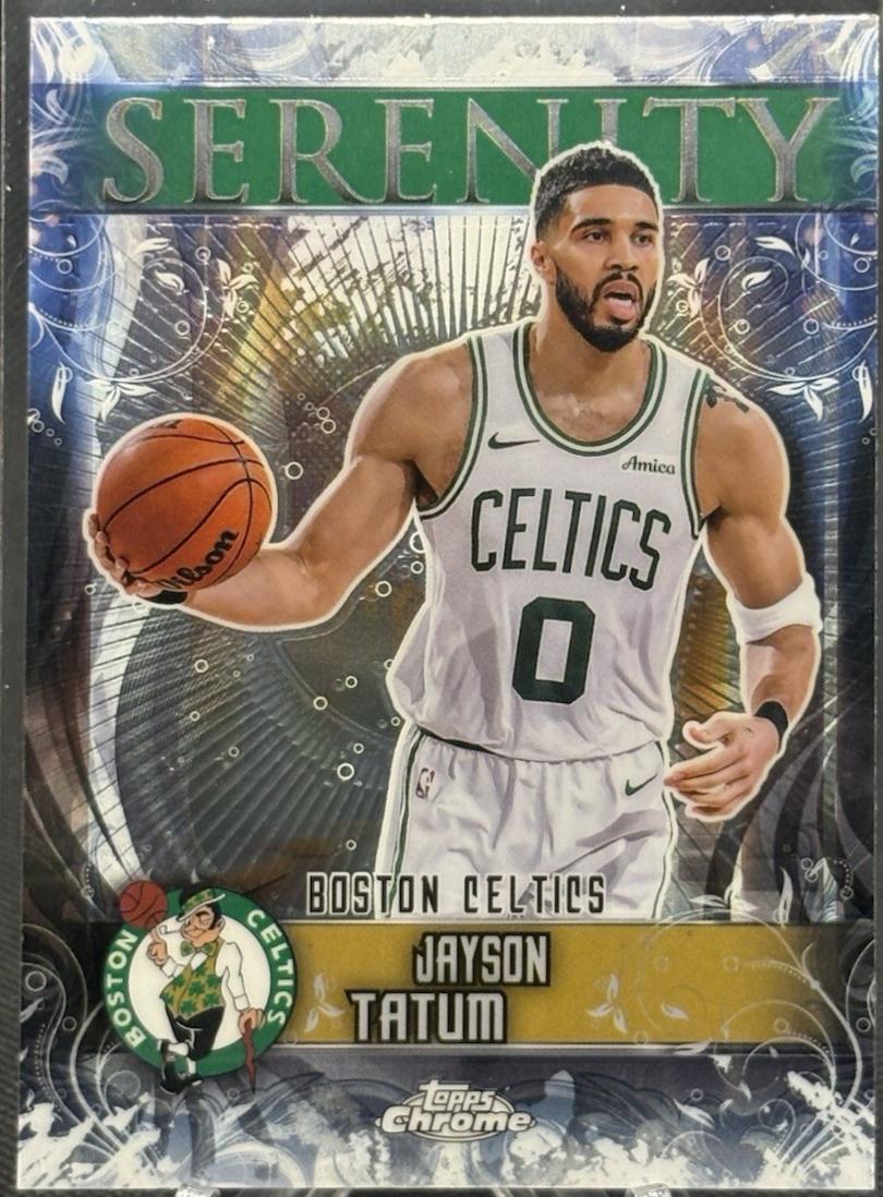 Jayson Tatum #SY-7 Prices | 2025 Topps Chrome Serenity | Basketball Cards