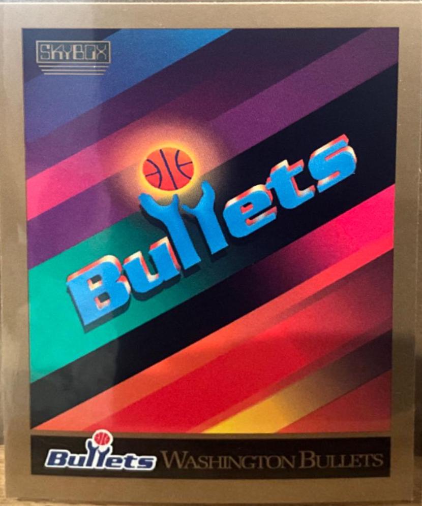 Washington Bullets Team Checklist #354 Prices | 1990 Skybox ...