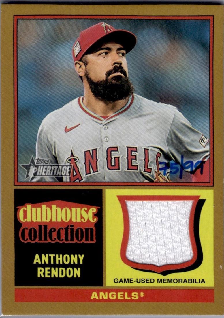 Anthony Rendon [Patch] #CCR-ARE Prices | 2025 Topps Heritage Clubhouse ...