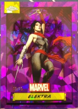 Elektra [Purple Sapphire] #79 Prices | Marvel 2024 Topps Chrome ...