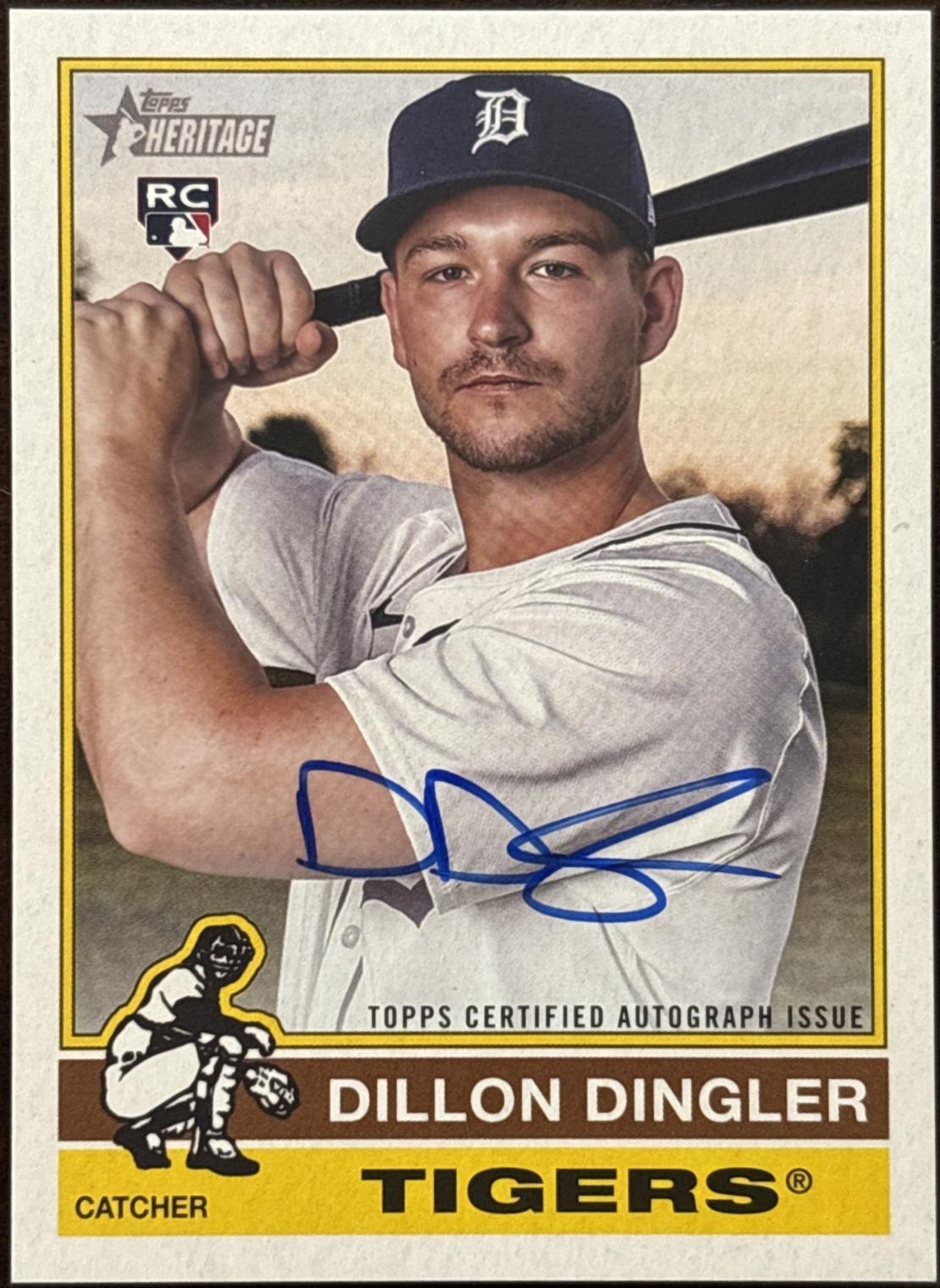Dillon Dingler #ROA-DD Prices | 2025 Topps Heritage High Number Real ...