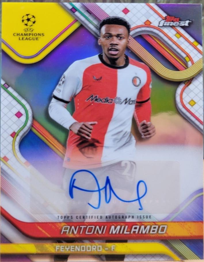 Antoni Milambo [Red Wave Refractor] #BA-AM Prices | 2024 Topps Finest ...