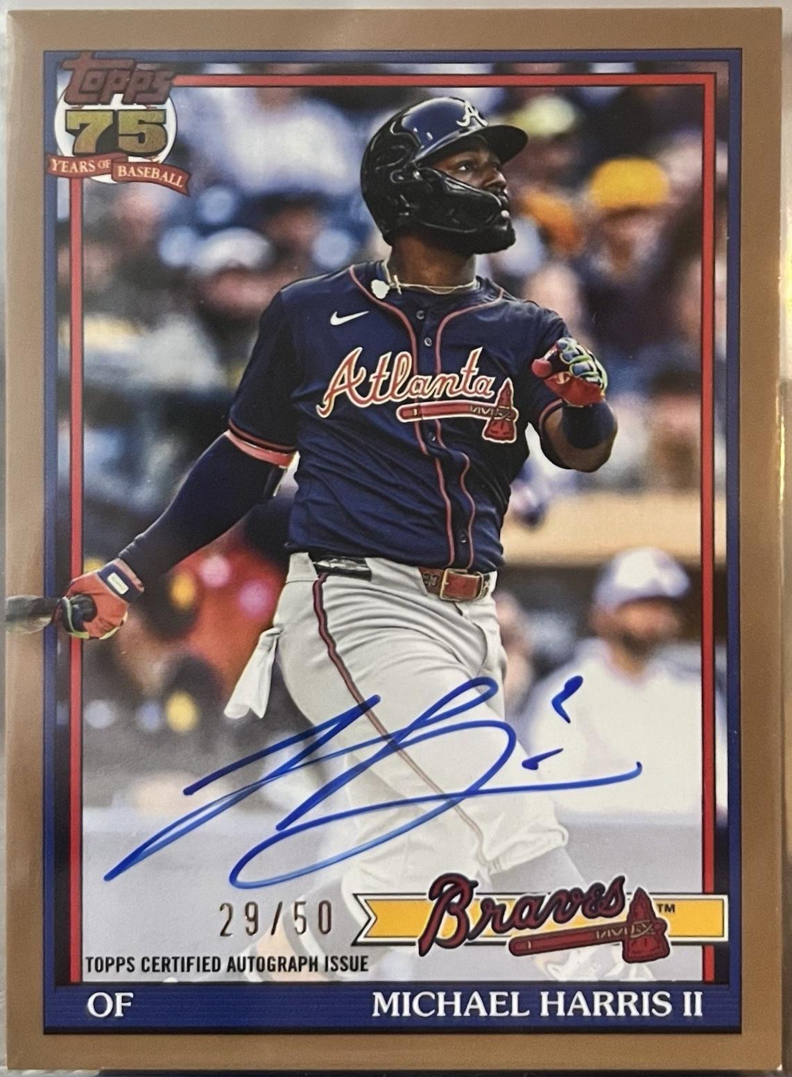 Michael Harris II [Gold] #91A-MH Prices | 2026 Topps 1991 Autograph ...