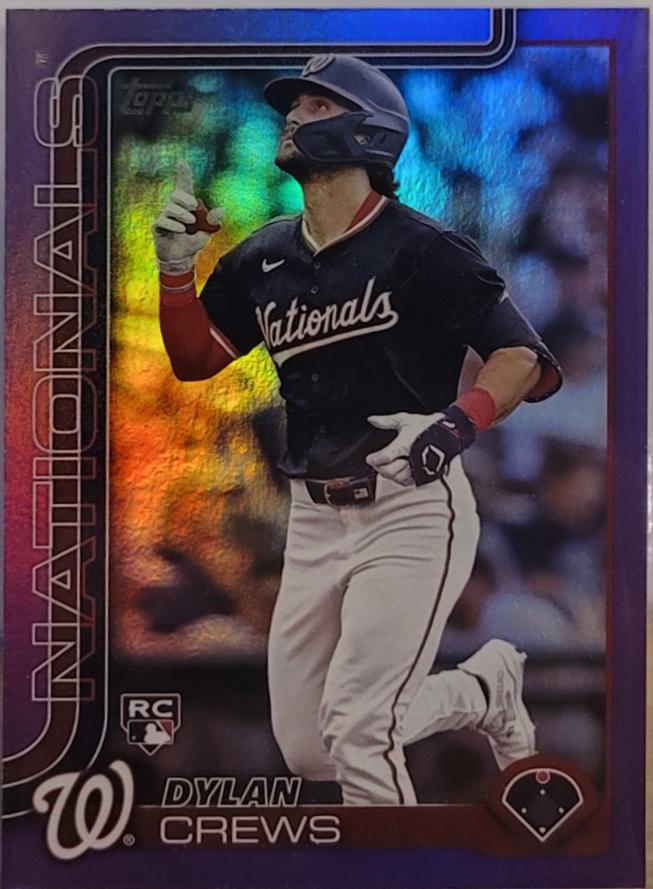 Dylan Crews [Purple Foil] #74 Prices | 2025 Topps | Baseball Cards