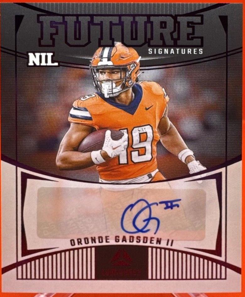 Oronde Gadsden II [Purple] #FSN-OGN Prices | 2024 Panini Luminance ...