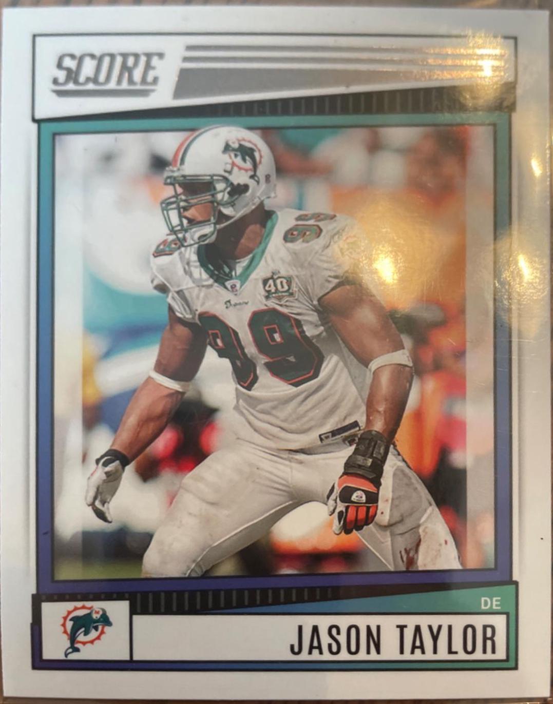 Jason Taylor #279 Prices | 2022 Panini Score | Football Cards