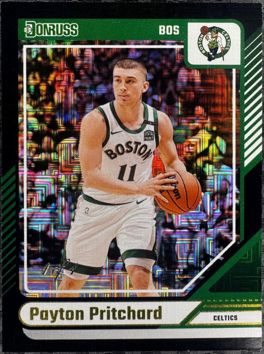 Payton Pritchard [Choice Black] #137 Prices | 2024 Panini Donruss ...