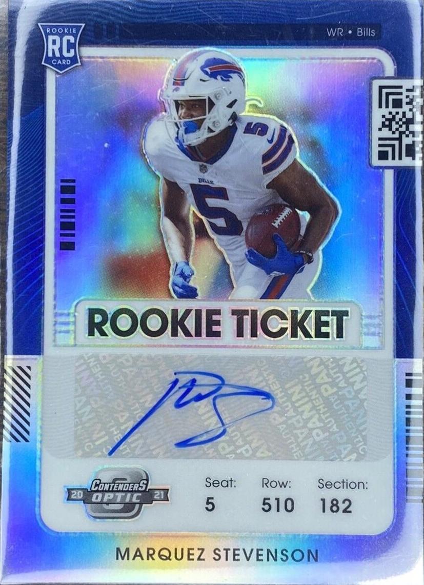 Marquez Stevenson [Autograph Silver] #185 Prices | 2021 Panini ...