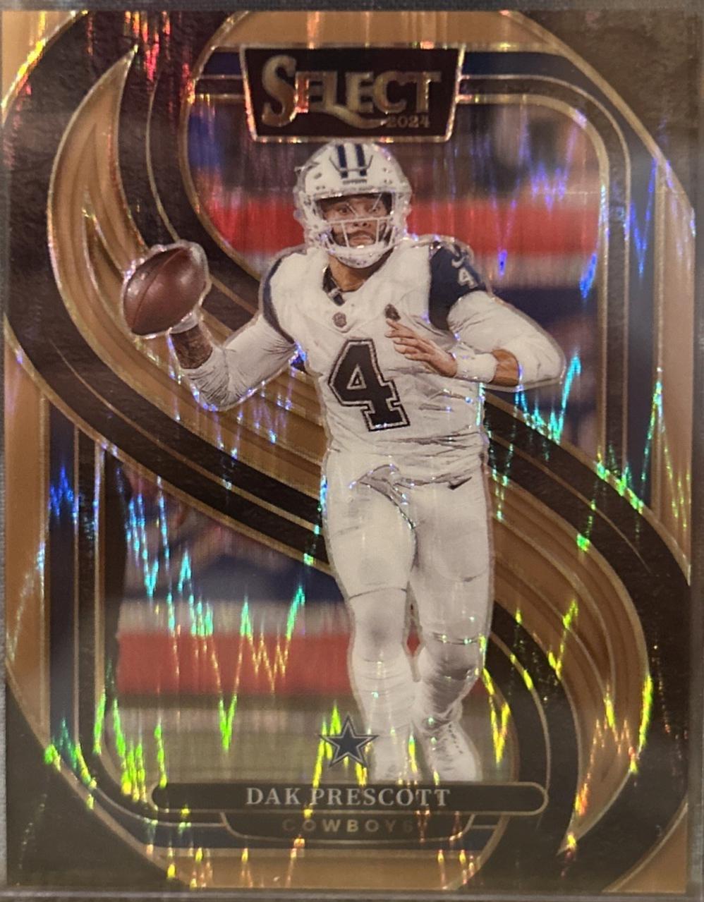 Dak Prescott [Copper Prizm Shock] #125 Prices | 2024 Panini Select ...