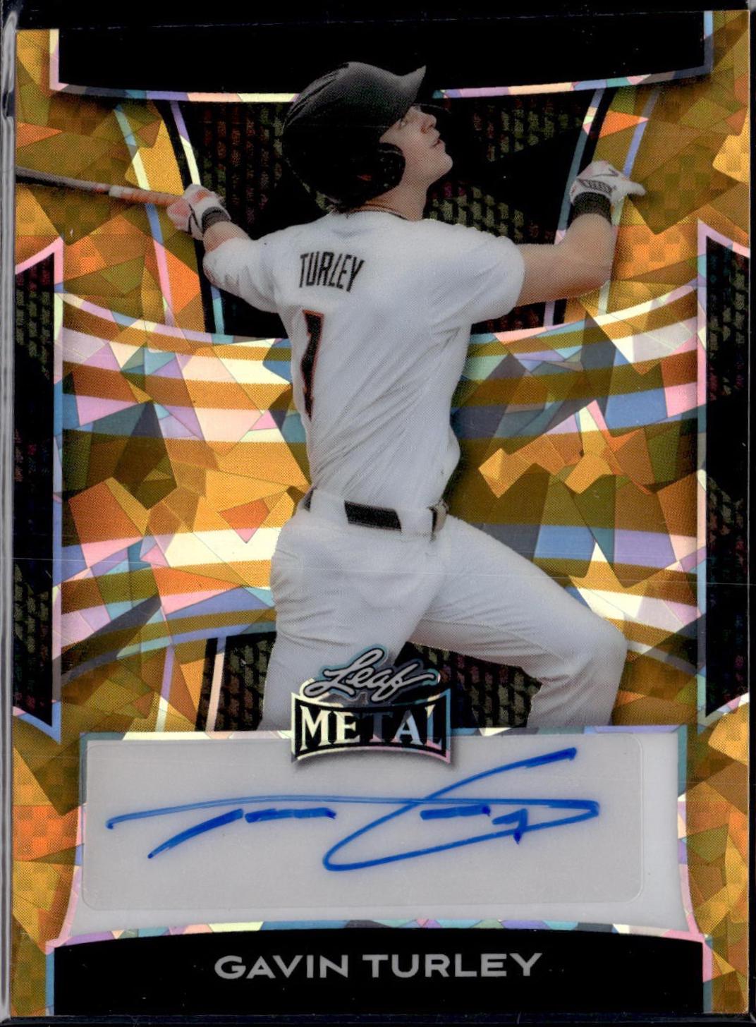 Gavin Turley [Crystal Gold] #BA-GT1 Prices | 2025 Leaf Metal Autograph ...