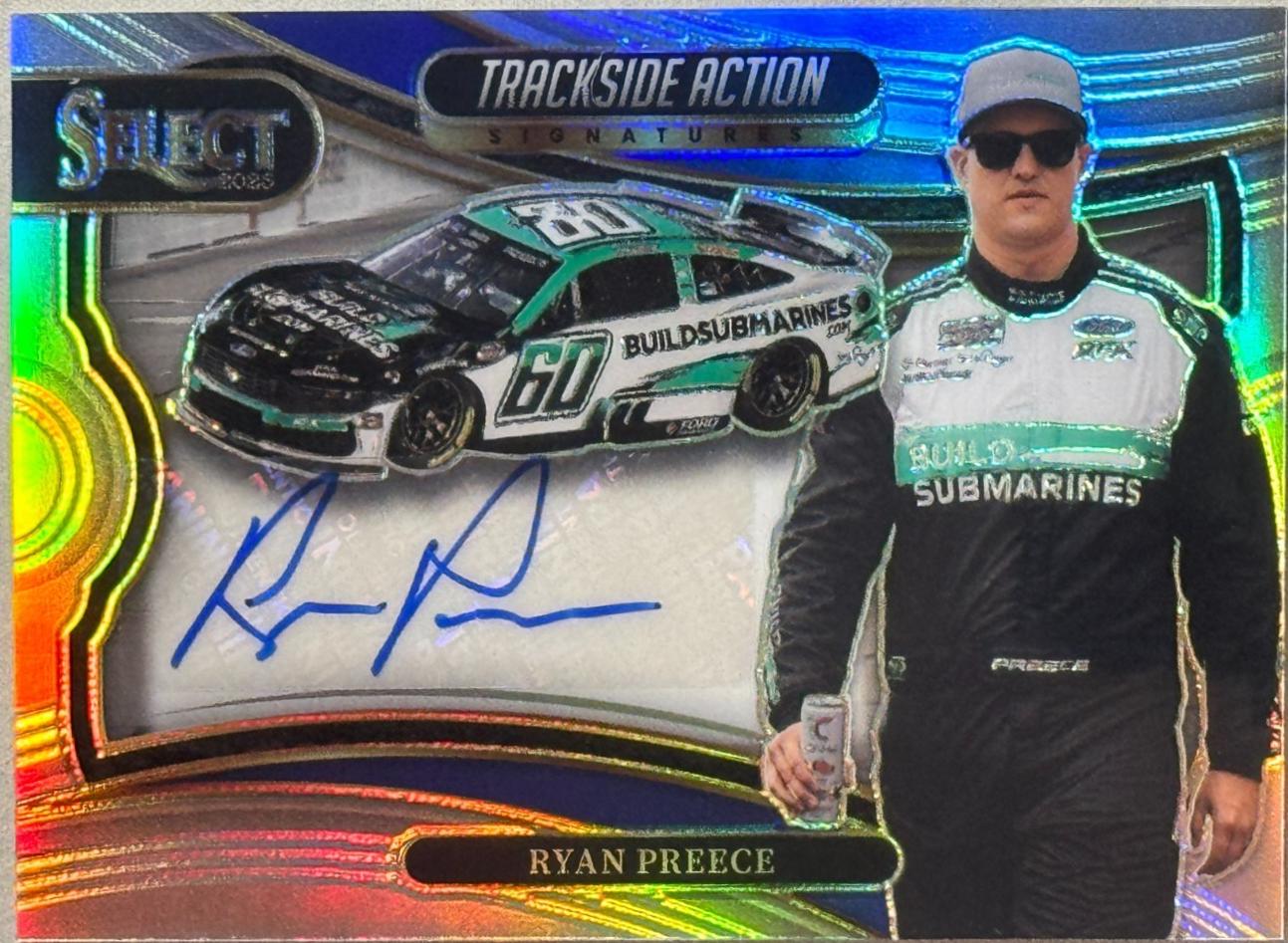Ryan Preece #40 Prices | 2025 Panini Select NASCAR Trackside Action ...