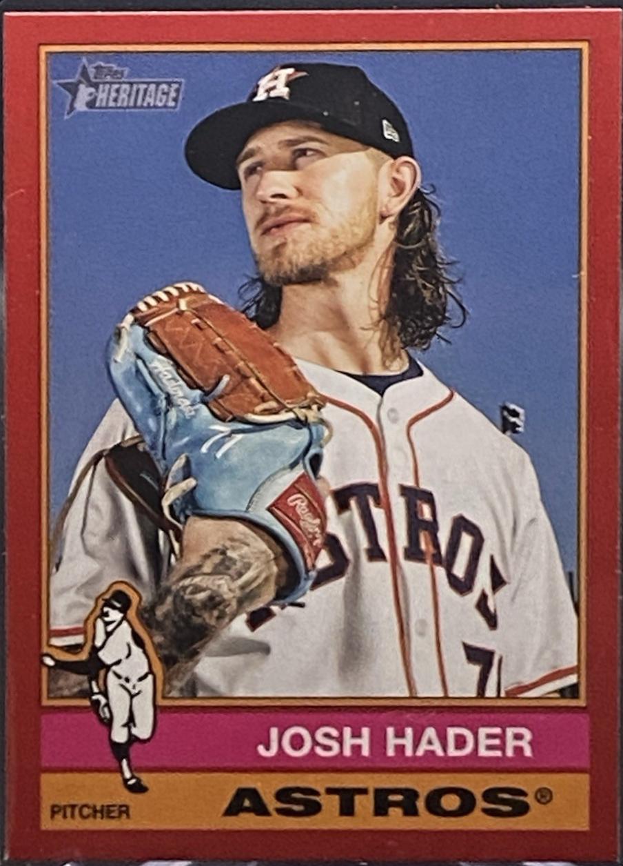 Josh Hader [Red Border] #313 Prices | 2025 Topps Heritage | Baseball Cards