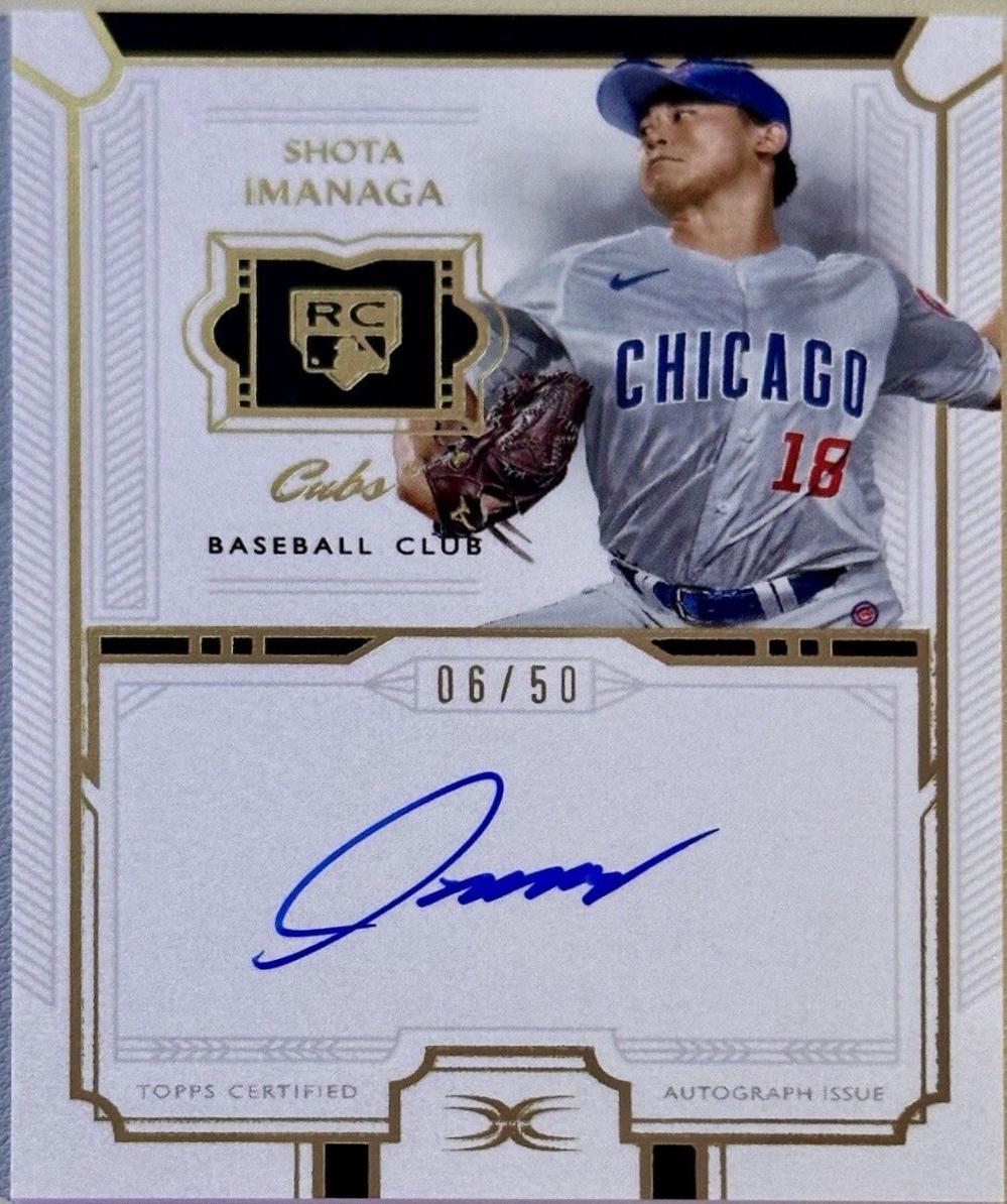 Shota Imanaga #DRA-SI2 Prices | 2024 Topps Definitive Rookie Autograph ...