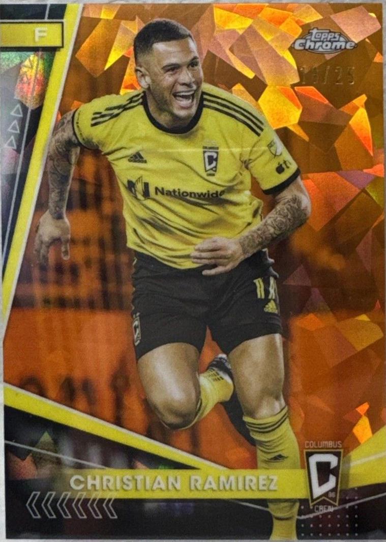 Christian Ramirez [Orange Sapphire] #178 Prices | 2024 Topps Chrome MLS ...