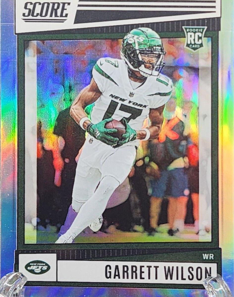 Garrett Wilson [Silver] #SP-306 Prices | 2022 Panini Chronicles Score ...