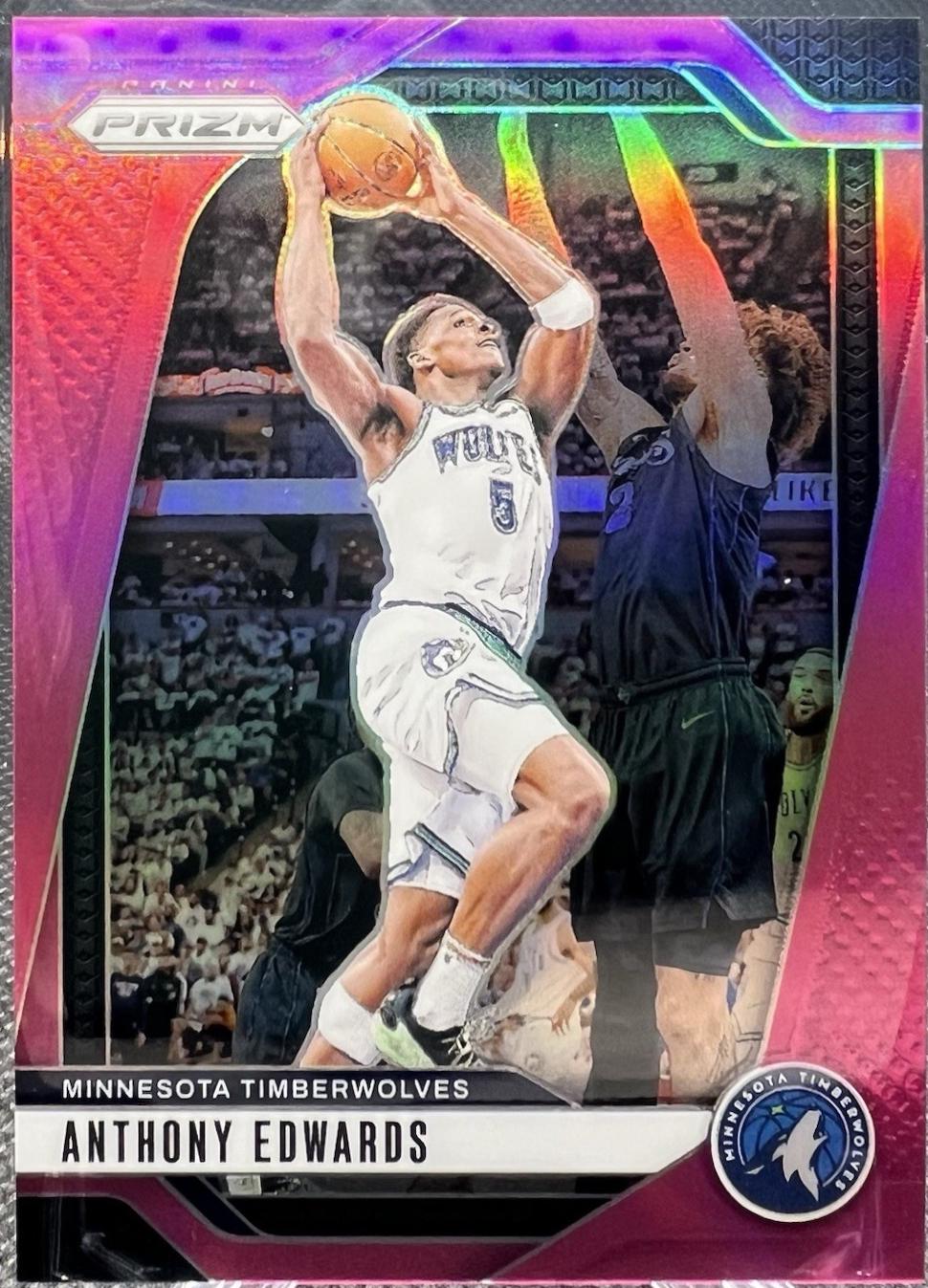 Anthony Edwards [Pink] #100 Prices | 2024 Panini Prizm | Basketball Cards