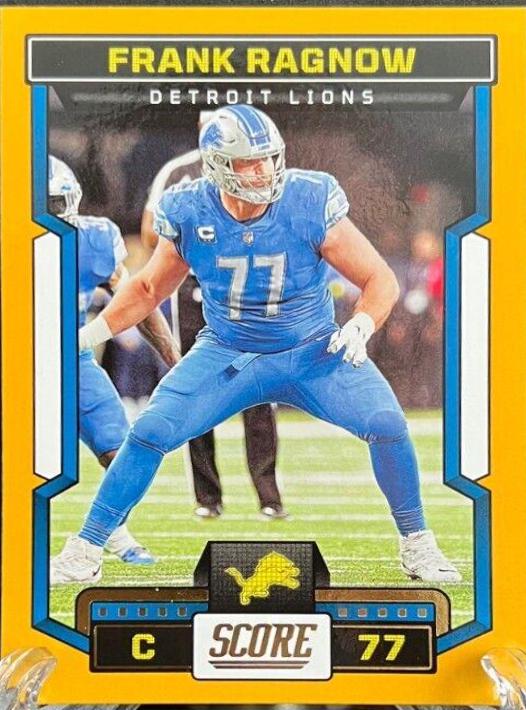 Frank Ragnow [Gold] #85 Prices | 2023 Panini Score | Football Cards