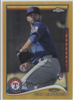 Nick Martinez [Gold Refractor] #65 Prices | 2014 Topps Chrome ...