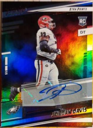 Jordan Davis [Signature] #339 Prices | 2022 Panini Prestige | Football ...