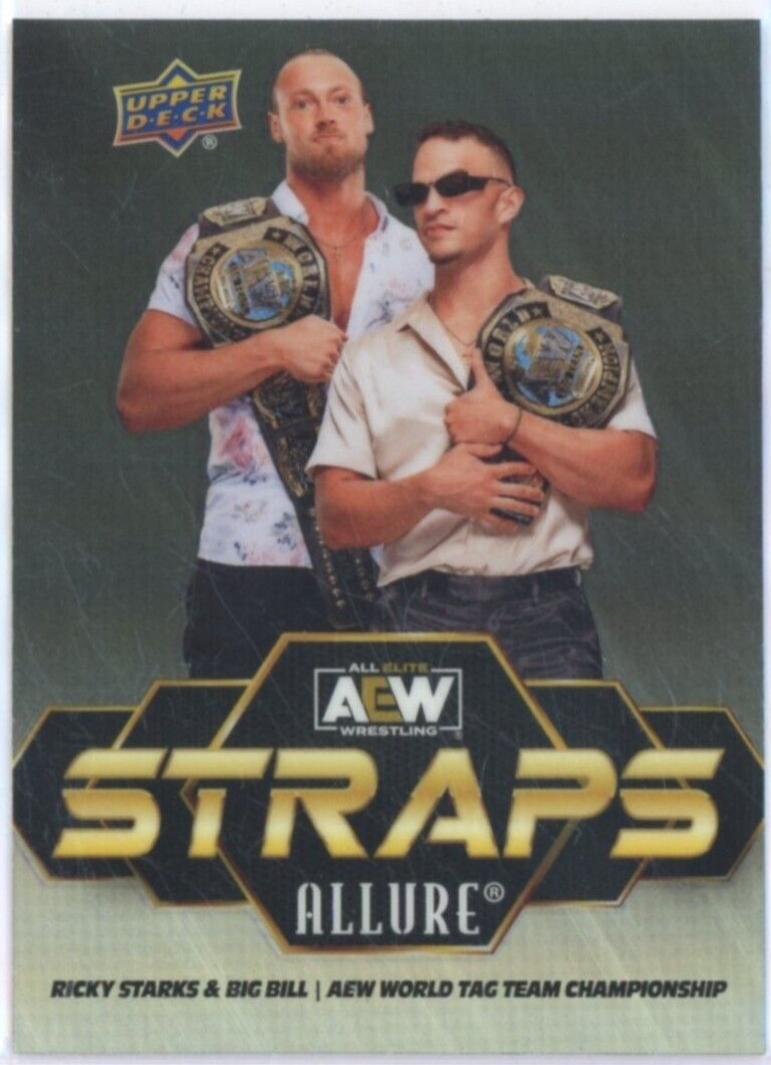 Ricky Starks / Big Bill [Black Rainbow] #S-22 Prices | 2024 Upper Deck ...