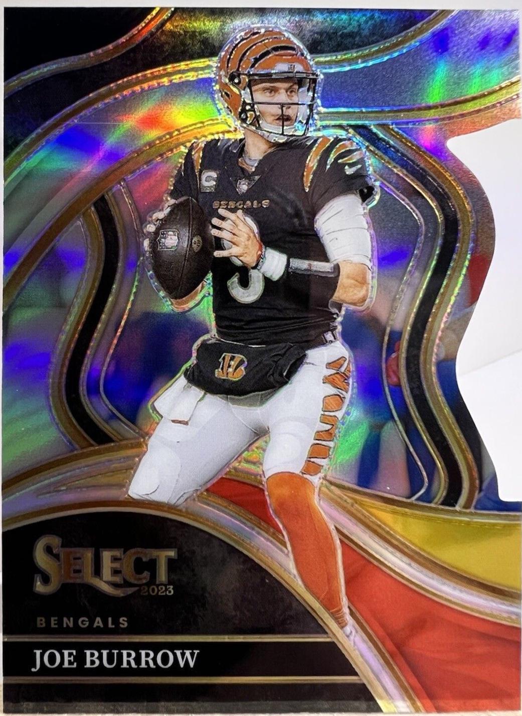 Joe Burrow [Black Prizm Die-Cut] #256 Prices | 2023 Panini Select ...