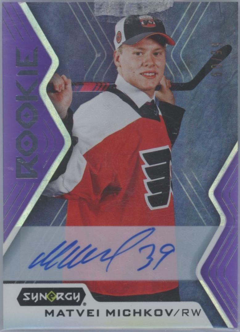 Matvei Michkov [Purple Autograph] #R-MM Prices | 2024 Upper Deck ...