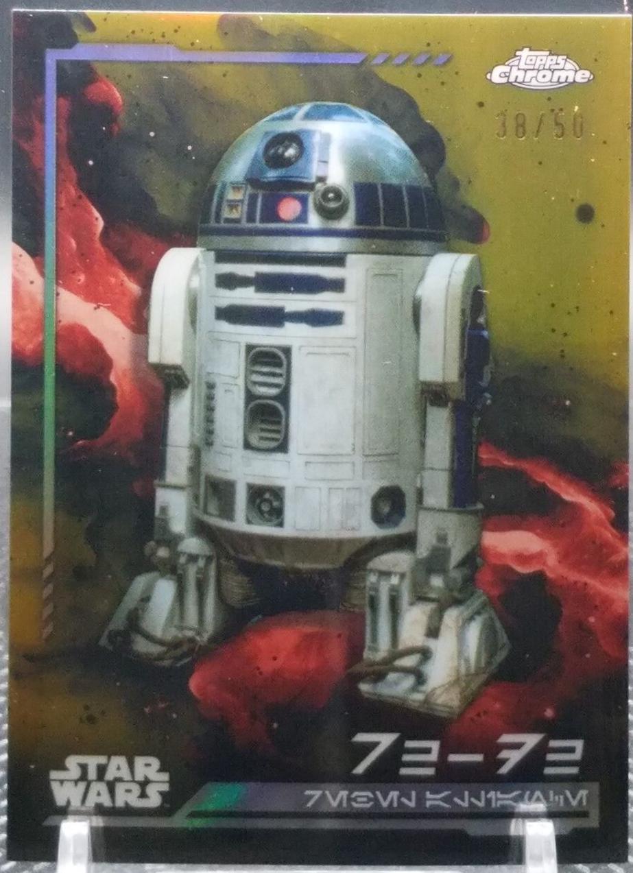 R2-D2 [Gold Refractor Aurebesh Variation] #AV-108 Prices | Star Wars ...