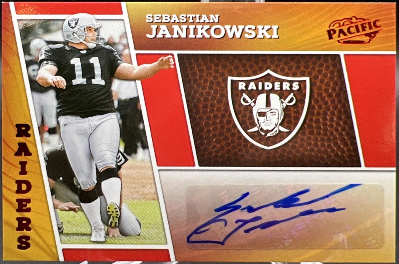 Sebastian Janikowski [Red] #PP-SJI Prices | 2024 Panini Encore Pacific ...