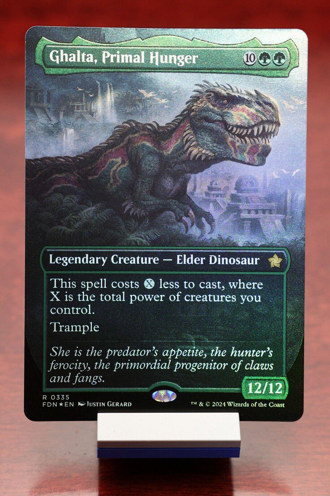 Ghalta, Primal Hunger [Foil] #335 Prices | Magic Foundations | Magic Cards