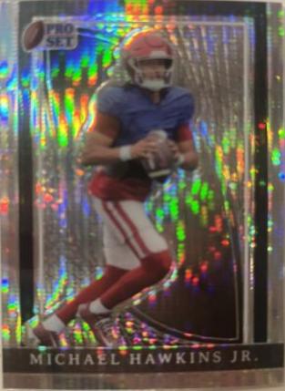 Michael Hawkins Jr. [Silver Pulsar] #100 Prices | 2024 Pro Set Metal ...
