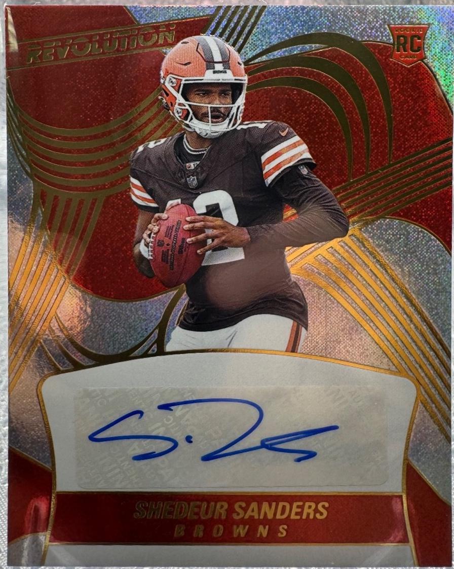 Shedeur Sanders #1 Prices | 2025 Panini Revolution Rookie Autograph ...