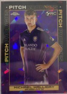 Michael Halliday [Purple] #190 Prices | 2021 Topps Chrome MLS Sapphire ...