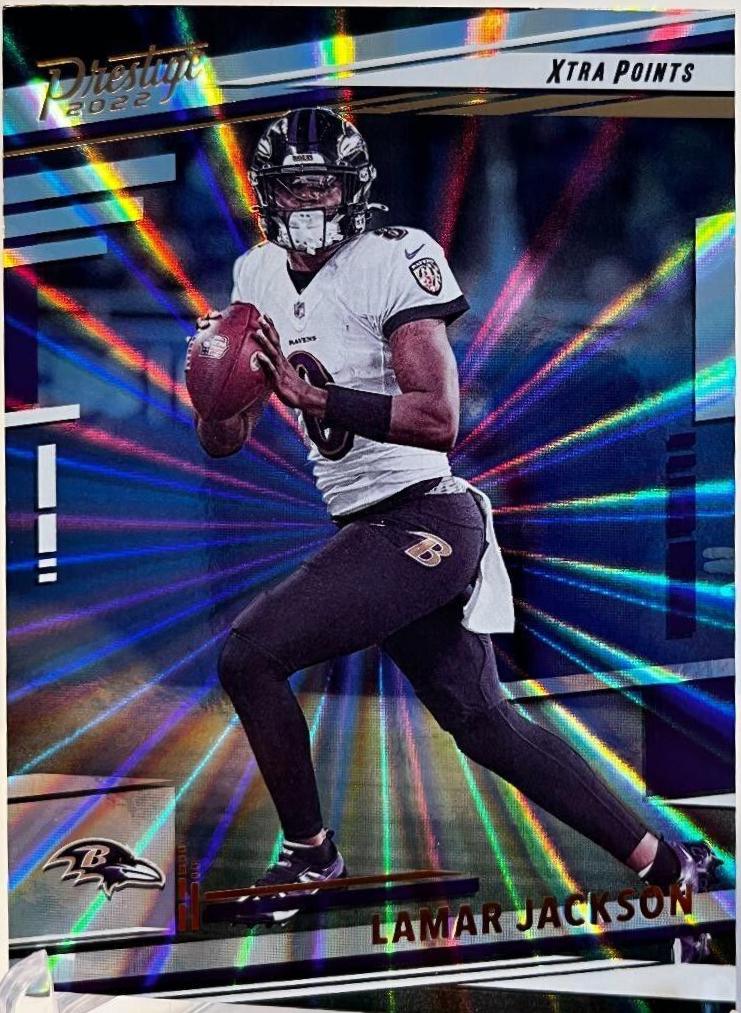 Lamar Jackson [Sunburst] #20 Prices | 2022 Panini Prestige | Football Cards
