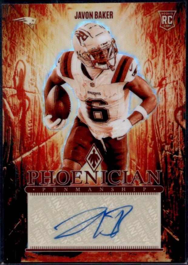 Javon Baker [Ice] #PRP-JBR Prices | 2024 Panini Phoenix Phoenician ...