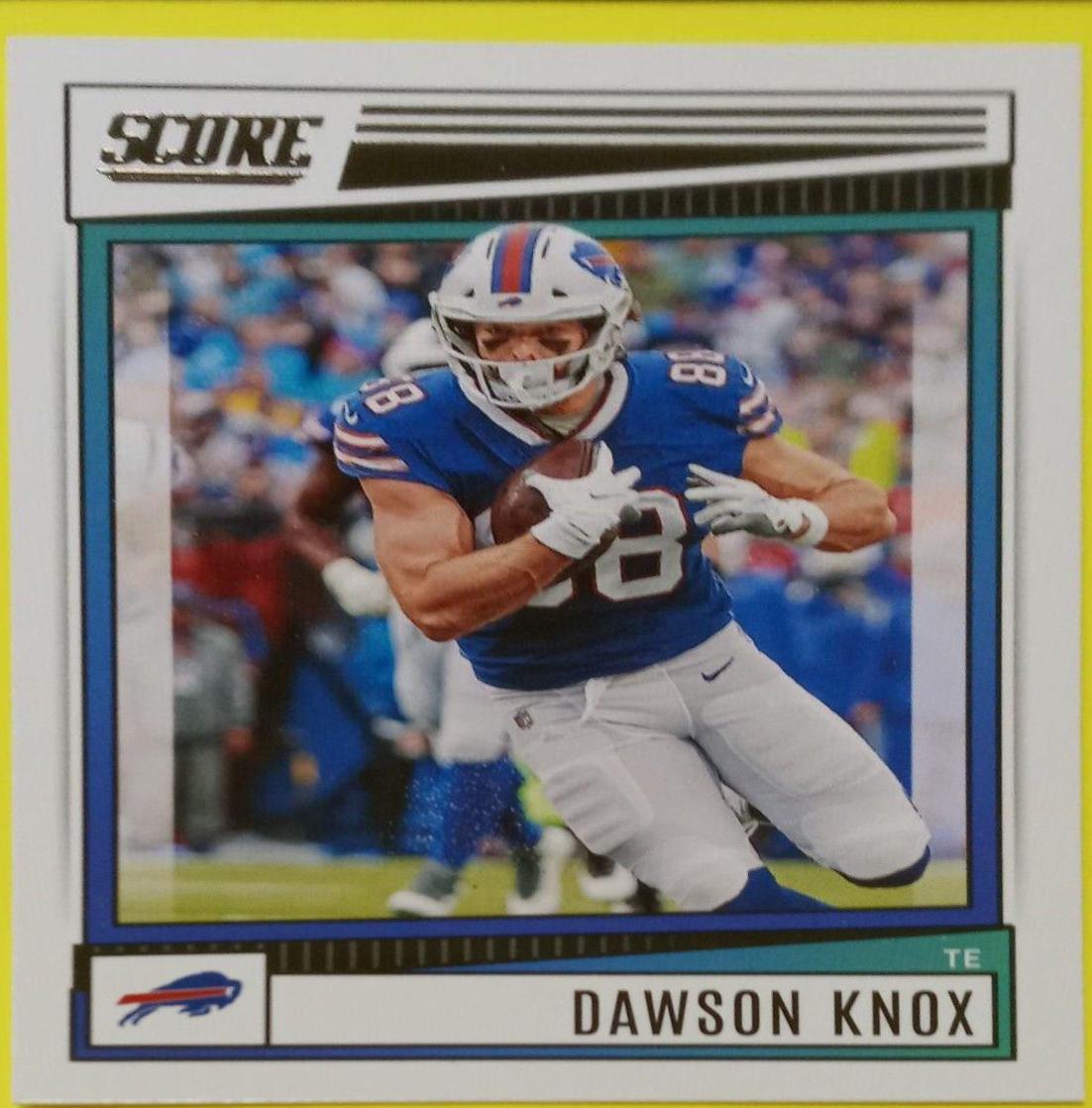Dawson Knox #264 Prices | 2022 Panini Score | Football Cards