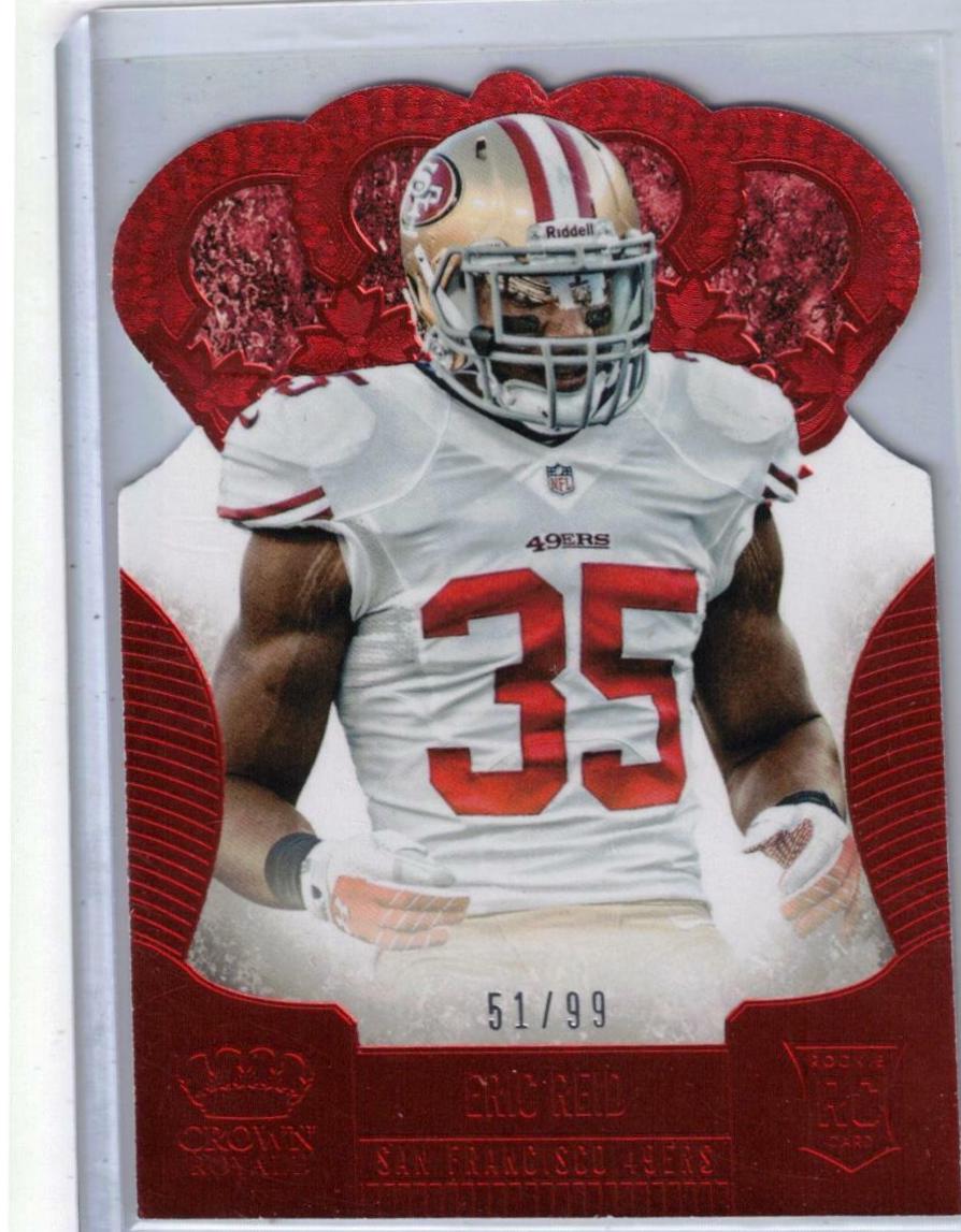 Eric Reid [Red Die Cut] #139 Prices | 2013 Panini Crown Royale ...