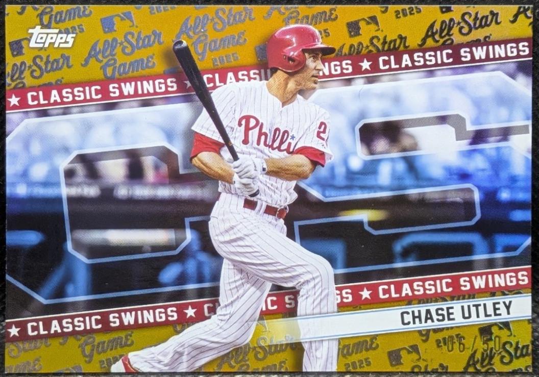 Chase Utley [Gold Foil] #CS-22 Prices | 2025 Topps All-Star Game ...