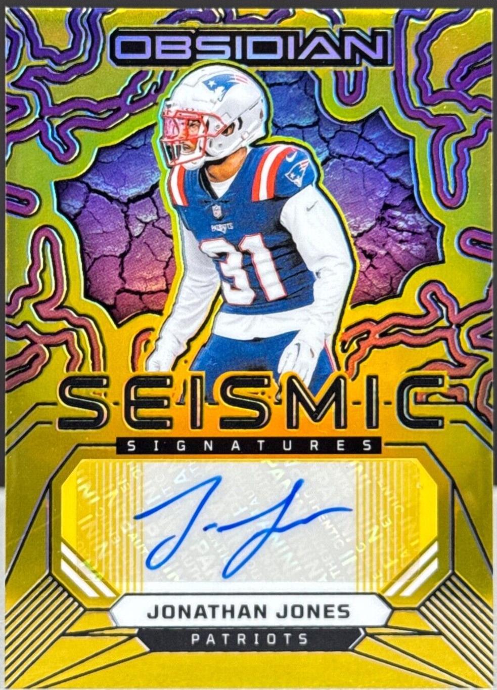 Jonathan Jones [Gold] #SS-JJS Prices | 2024 Panini Obsidian Seismic ...